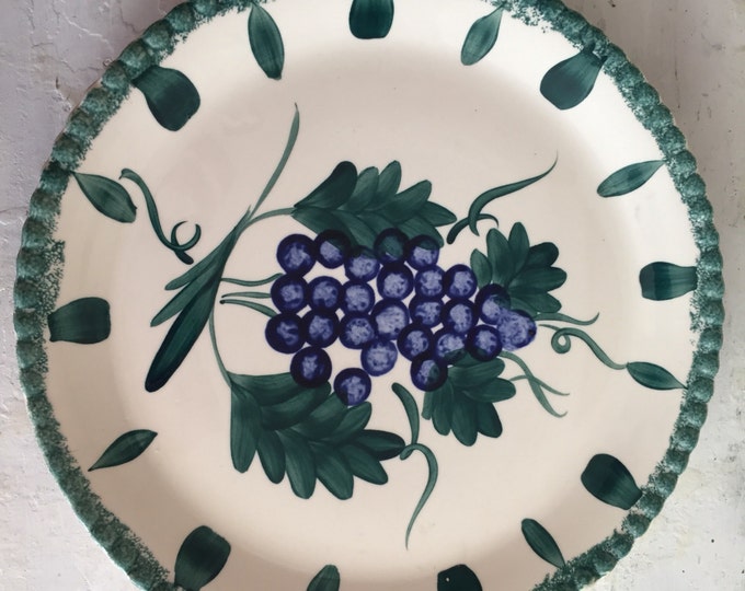 Vintage Blue Ridge Southern Potteries Plate Platter, Vintage Hand ...