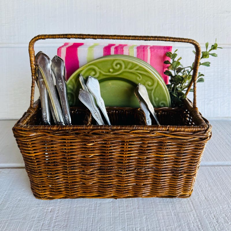 Silverware Caddy - Etsy