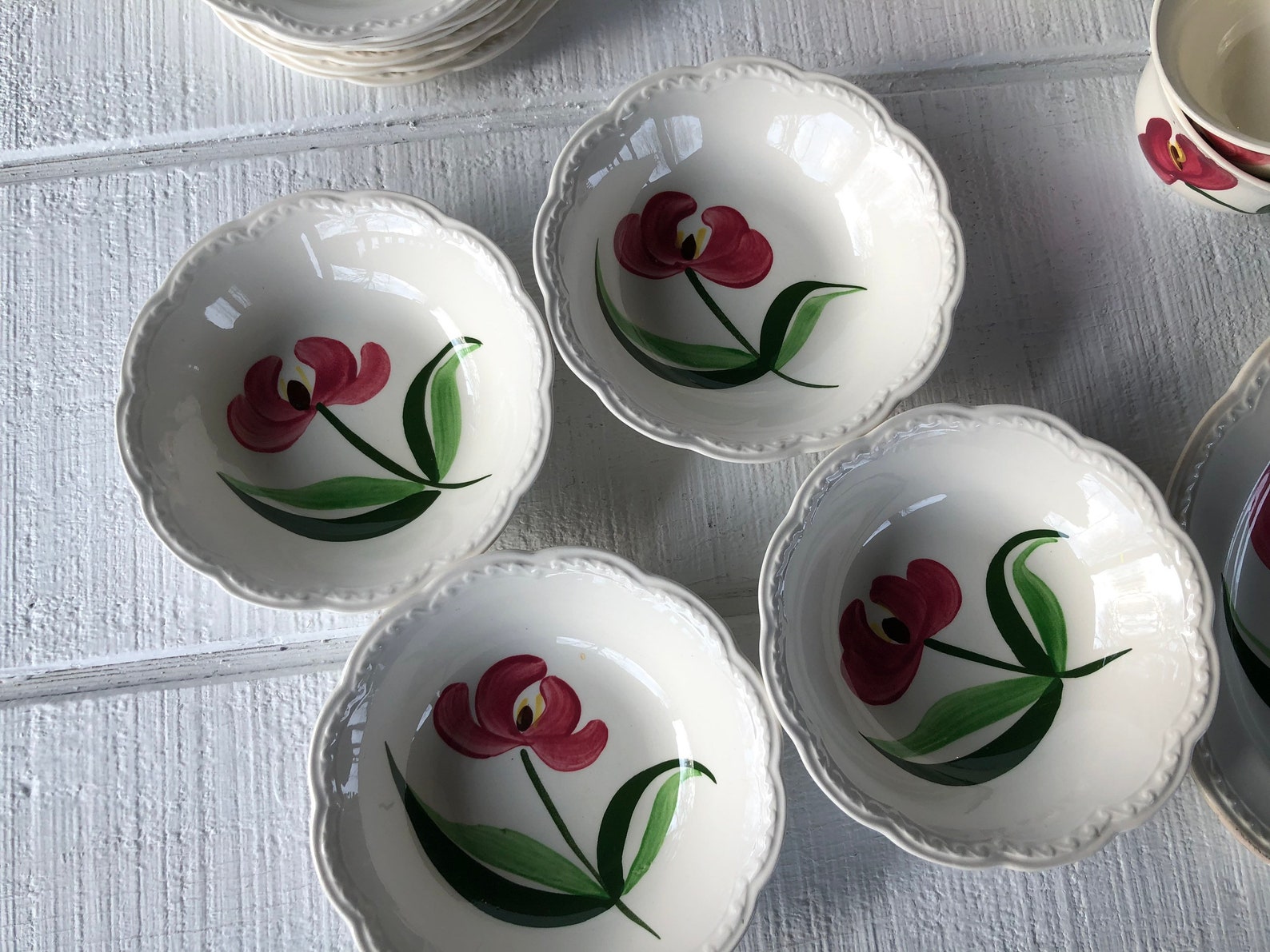 1940's Harmony House China Gloria Sears Cup Soup Bowls | Etsy