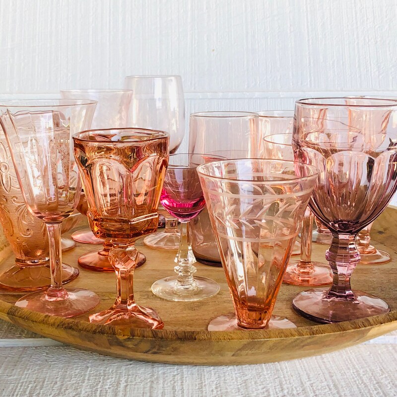 Pink Goblets - Etsy