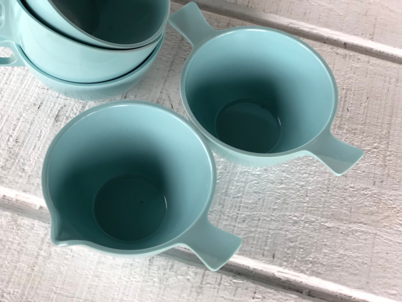 9 Pc Vintage Melmac Melamine Dishes Pastel Stetson Ware Cup - Etsy