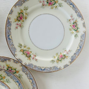 1940s Floral China Dinnerware Flora Yamaka Occupied Japan 40s 50s Hand ...