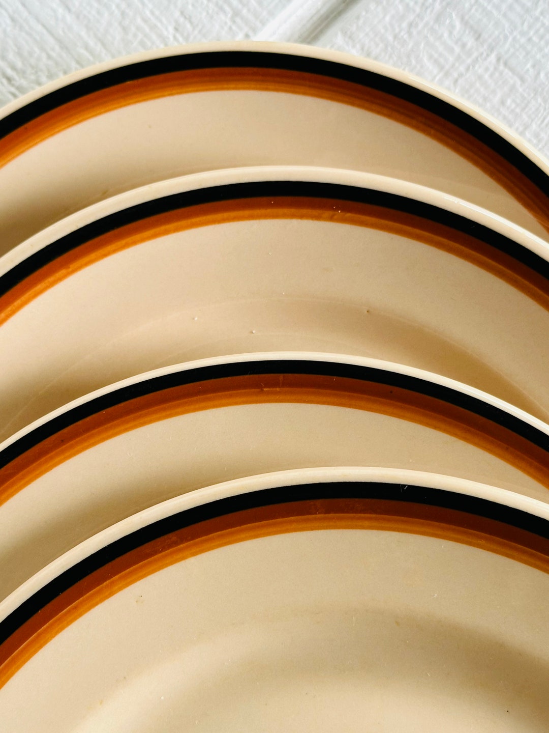 Set of Four Shenango Inca-ware 9" Plates ~ 1950s 1960s Restaurant Ware ...