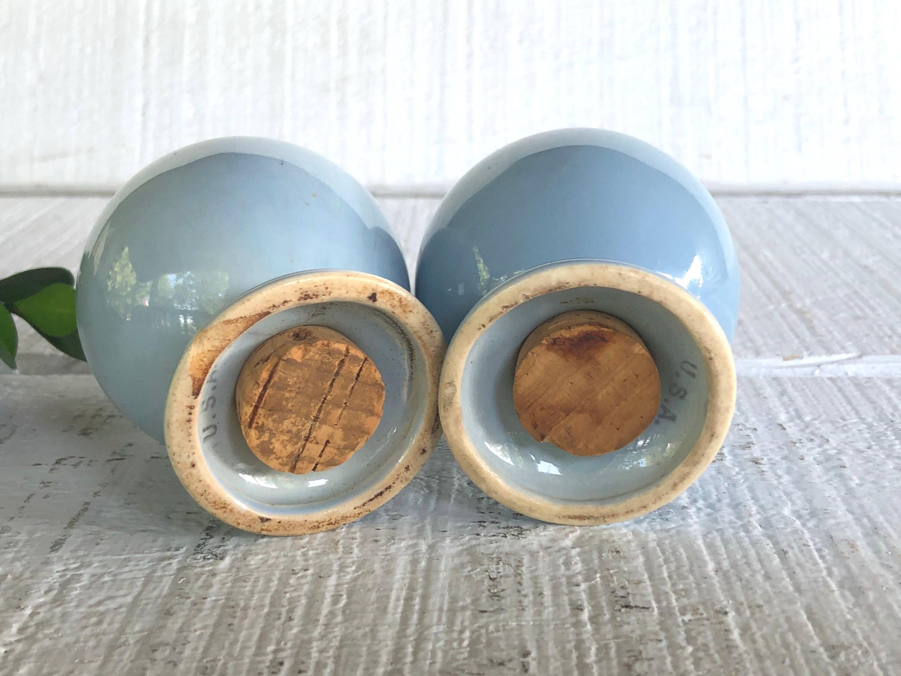 1940's Pastel Luray China Tea Cups / Saucers Salt Shaker Creamer ...