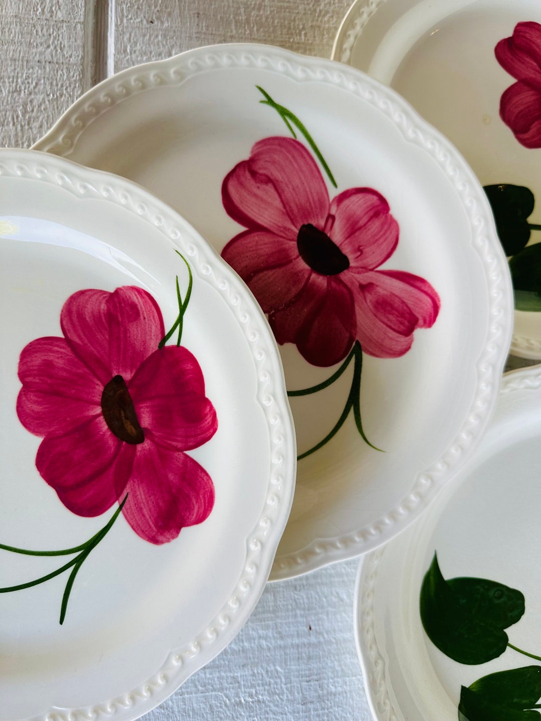 4 Vintage Stetson Heritage Ware Dinner Plate 9.5" Mid Century ...