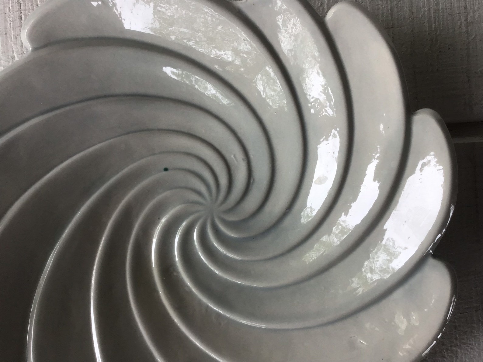 Vintage Atlantic Mold Swirl Bowl Pottery Bowl Ceramic Bowl | Etsy