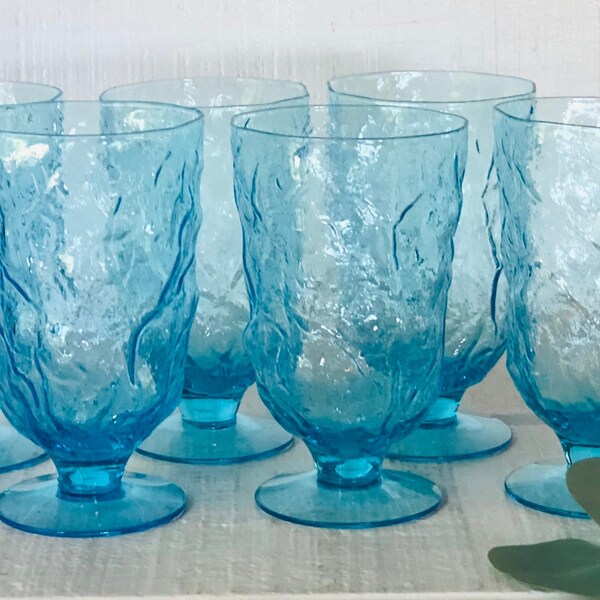 Blue Glassware - Etsy