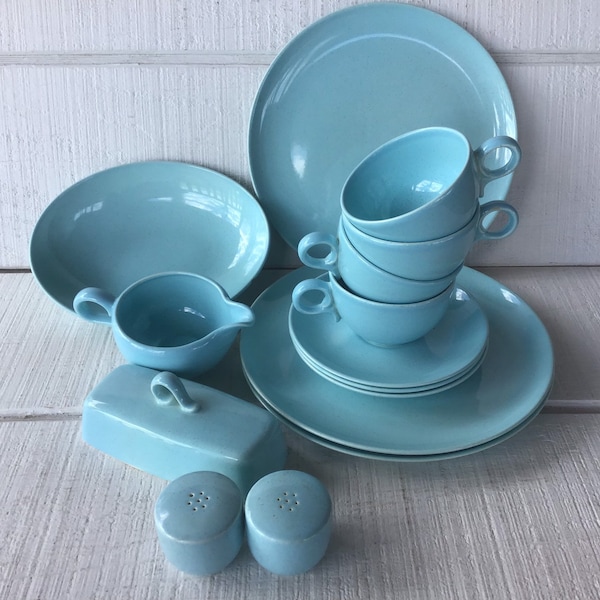 Turquoise Dinnerware - Etsy