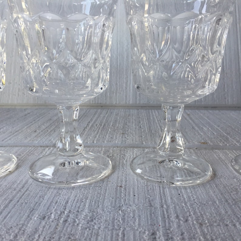 6 Vintage Goblets Noritake Perspective Clear Goblets Vintage - Etsy