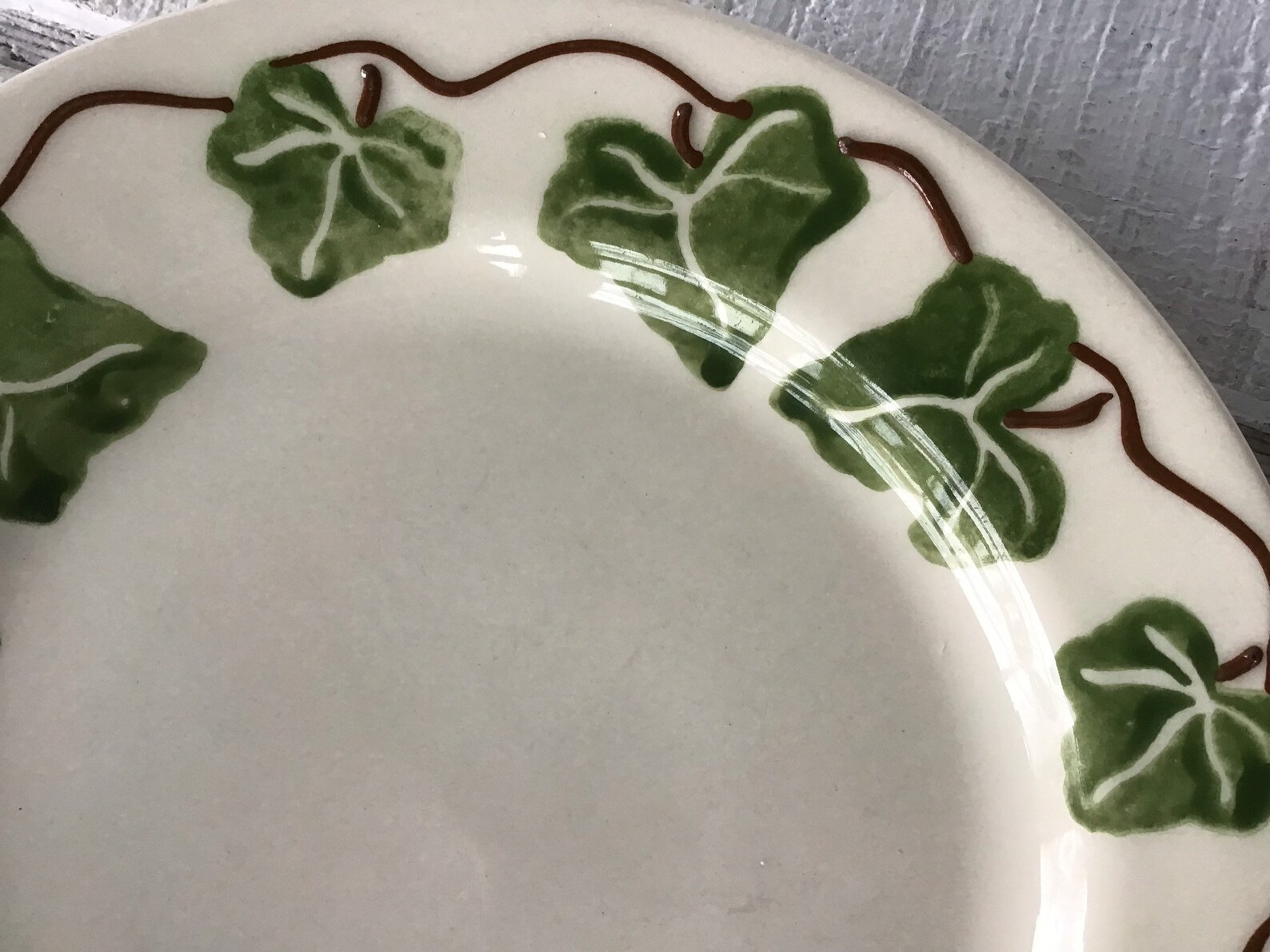 Vintage Ivy Plate Hartstone USA Potteries Dinner Plate Mid - Etsy