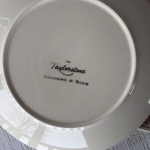 1 Vintage Taylor Smith Dinner Plate Chicken and Rice *5 Available* TST ...