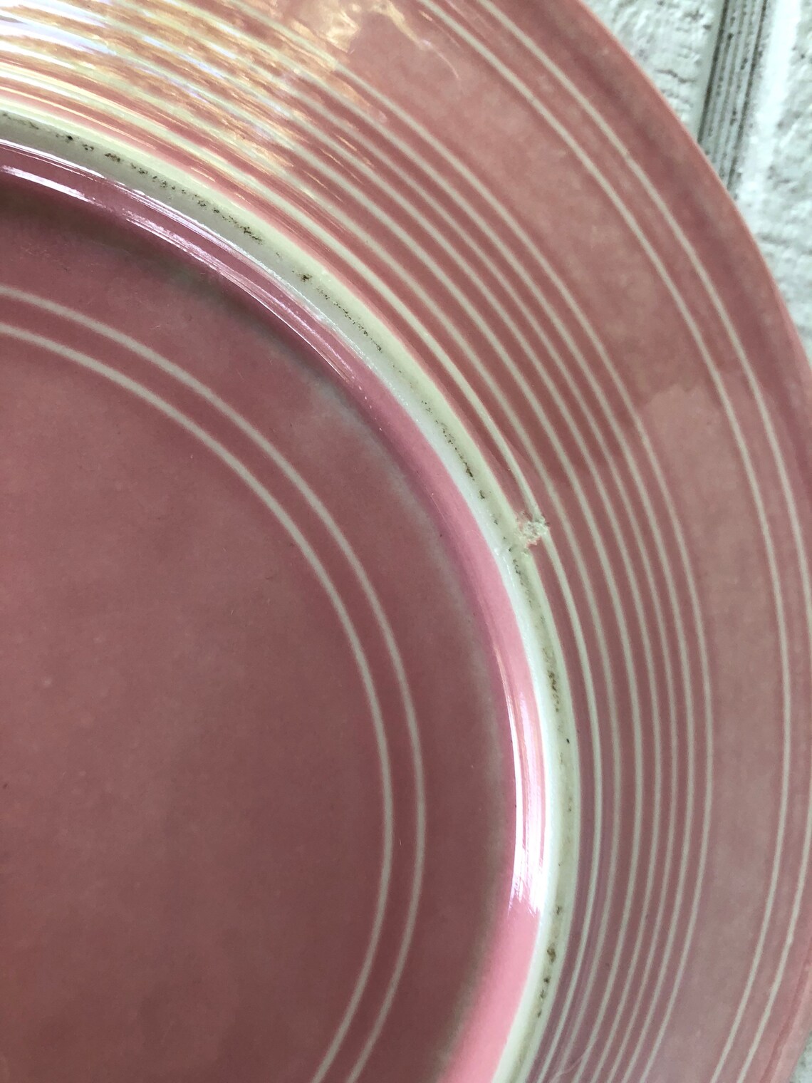 Vintage Fiestaware Rose Dinner Chop Plate Creamer Sugar Tray Oval ...