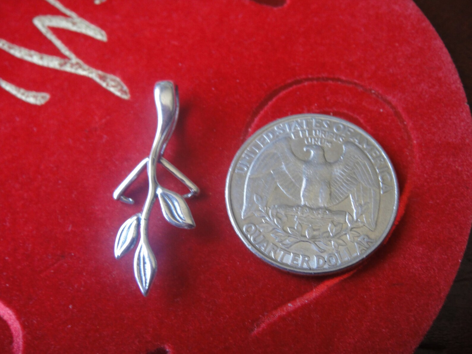 925 Sterling Silver Large Leaf Bail Silver Branch Baillarge - Etsy