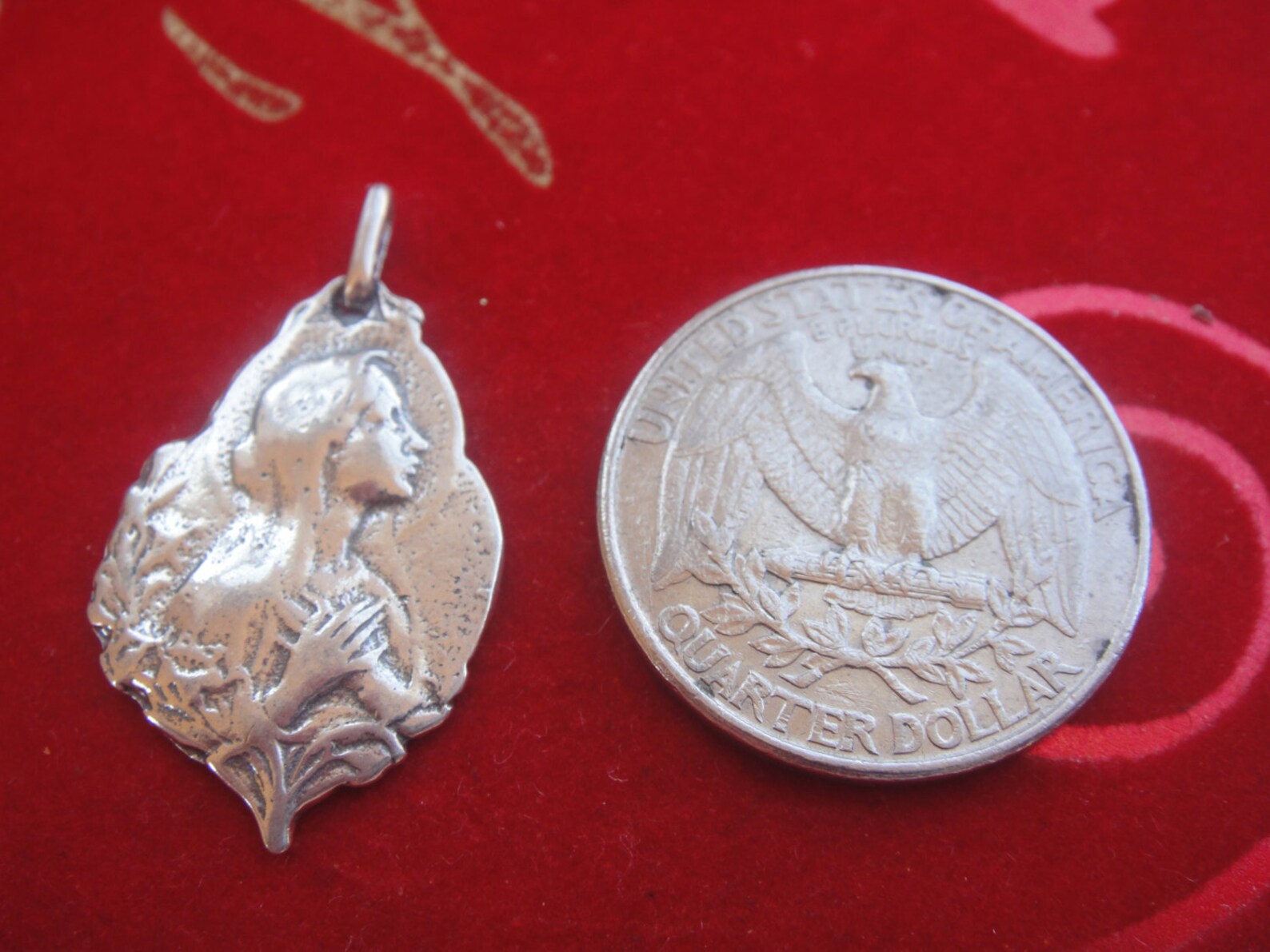 925 Sterling Silver Virgin Mary Pendant, Silver Virgin Mary,virgin Mary ...