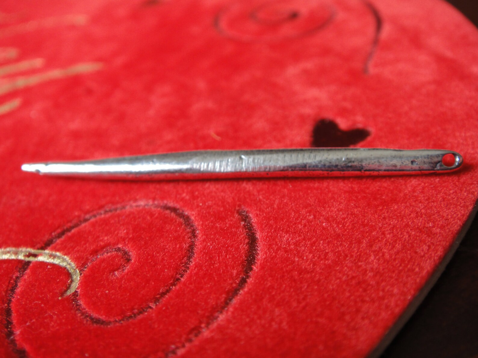 925 Sterling Silver Skinny Needle Charm Long and Thin Dagger | Etsy