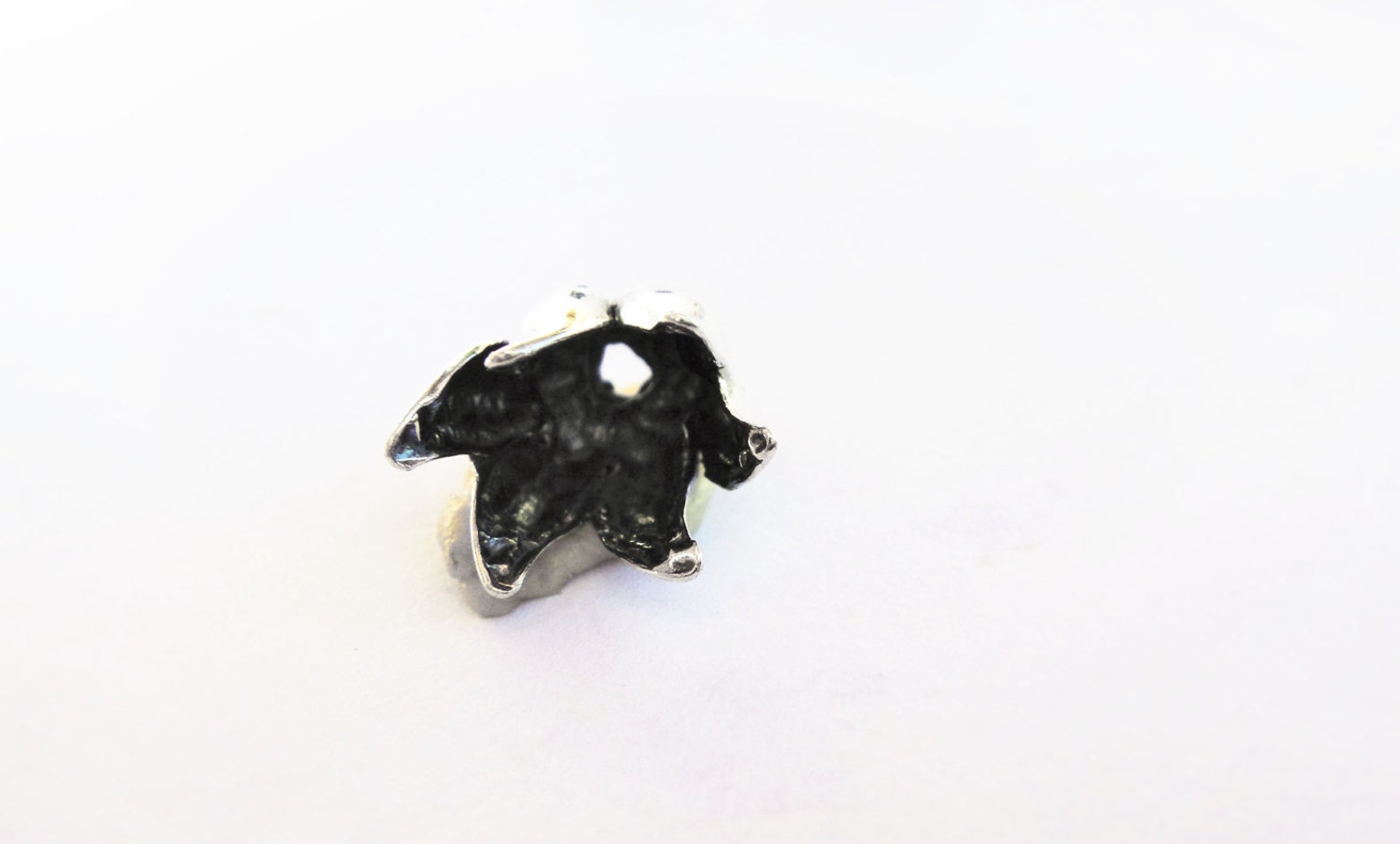 925 Sterling Silver Tulip Bead Cup, Silver Bead Cup, Silver Tulip Bead ...