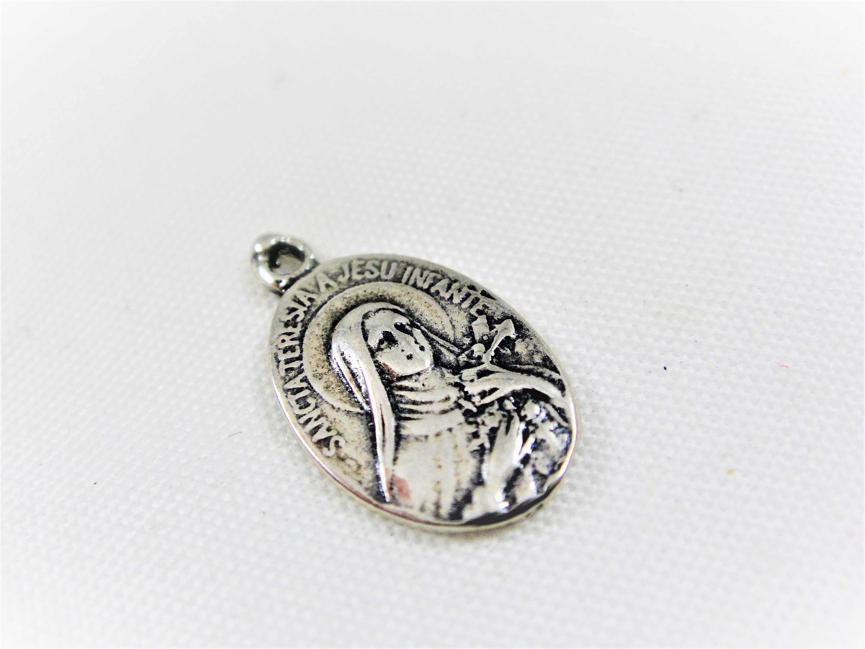 925 sterling silver virgin mary Virgin Mary silver rosary | Etsy