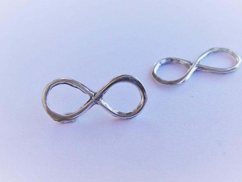 925 Sterling Silver Infinity Charm Silver Infinity Infinity - Etsy