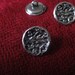 925 Sterling Silver Oxidized Button 1 Pc., Silver Bird Button, Button ...