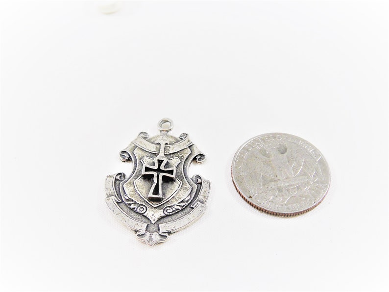 925 Sterling Silver Large Shield Pendant Silver Shield - Etsy