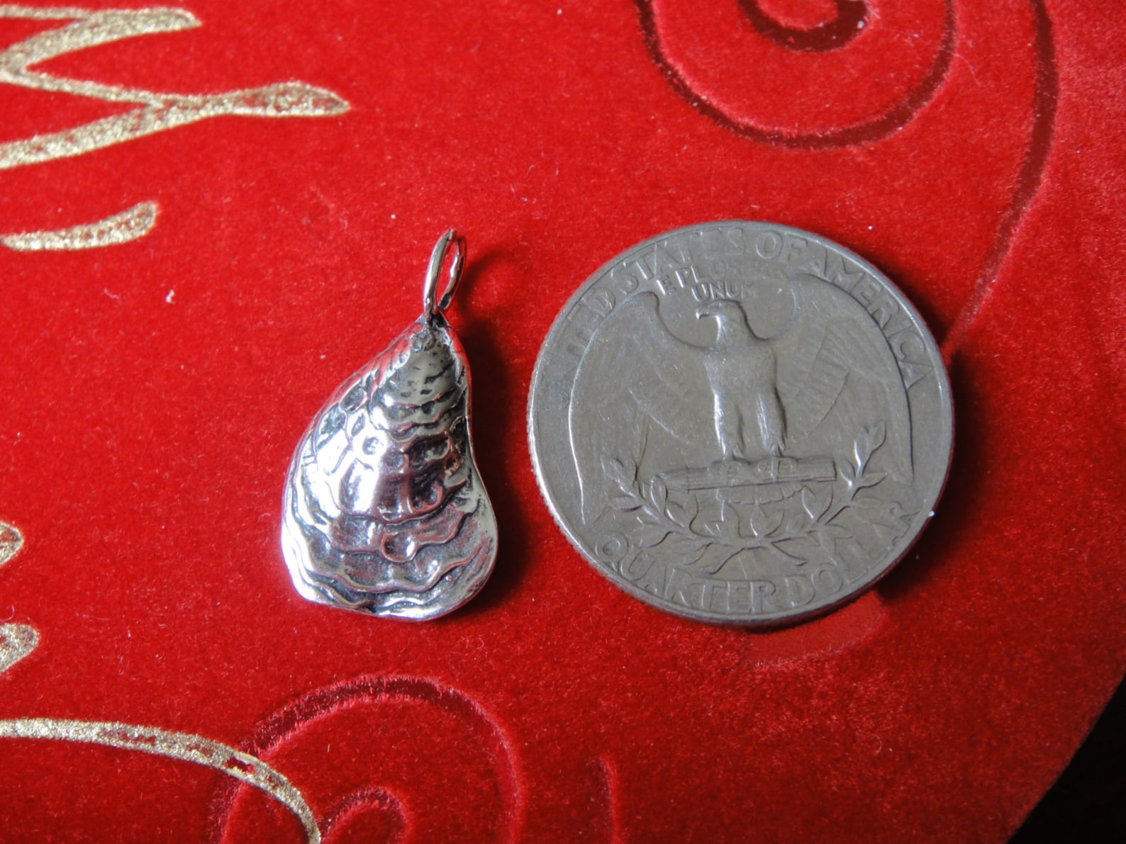 925 Sterling Silver Oxidized Sea Shell Charm, Silver Sea Shell, Sea ...