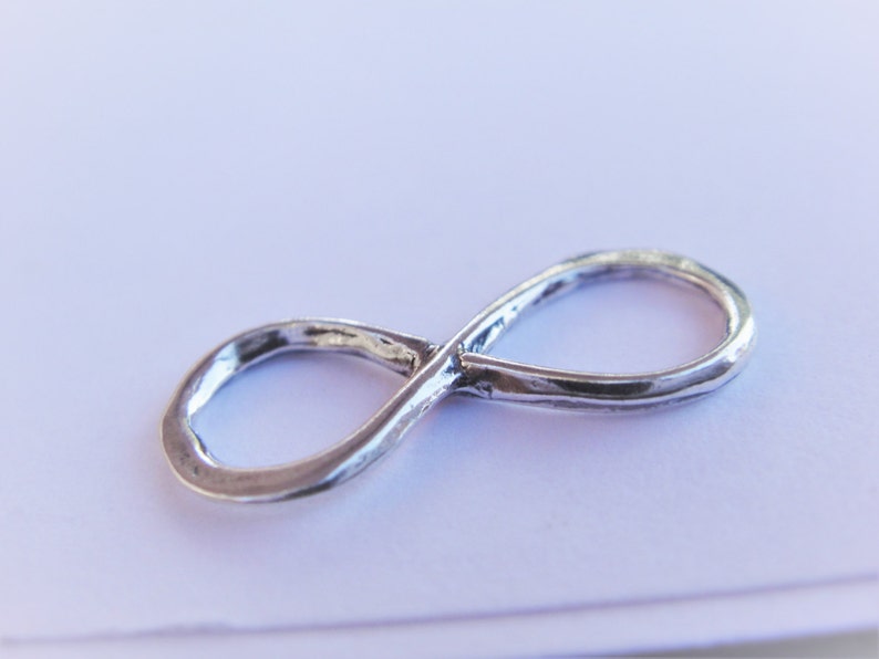 925 Sterling Silver Infinity Charm Silver Infinity Infinity - Etsy