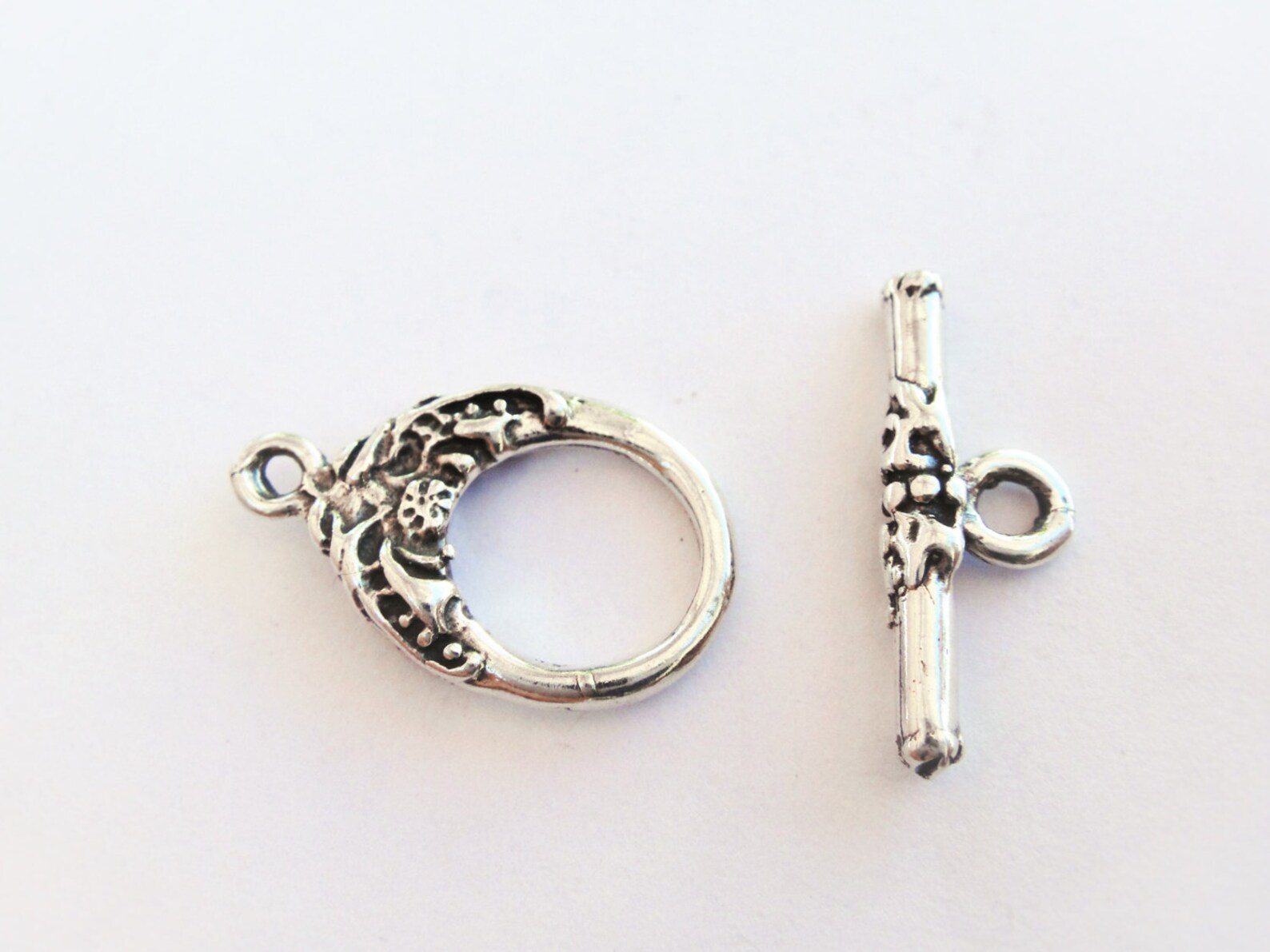 925 Sterling Silver Oxidized Clasp ,silver Toggle Clasp, Silver Clasp ...