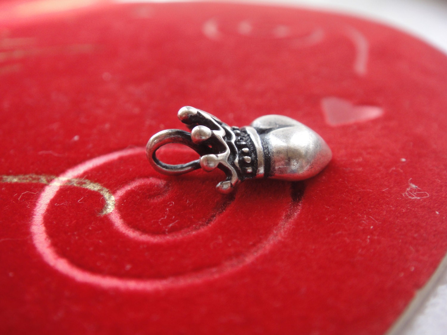 925 Sterling Silver Irish Claddagh Crown Heart Charm - Silver Irish ...