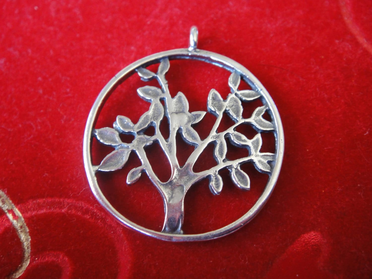 925 Sterling Silver Oxidized Tree of Life Charm, Silver Tree of Life ...
