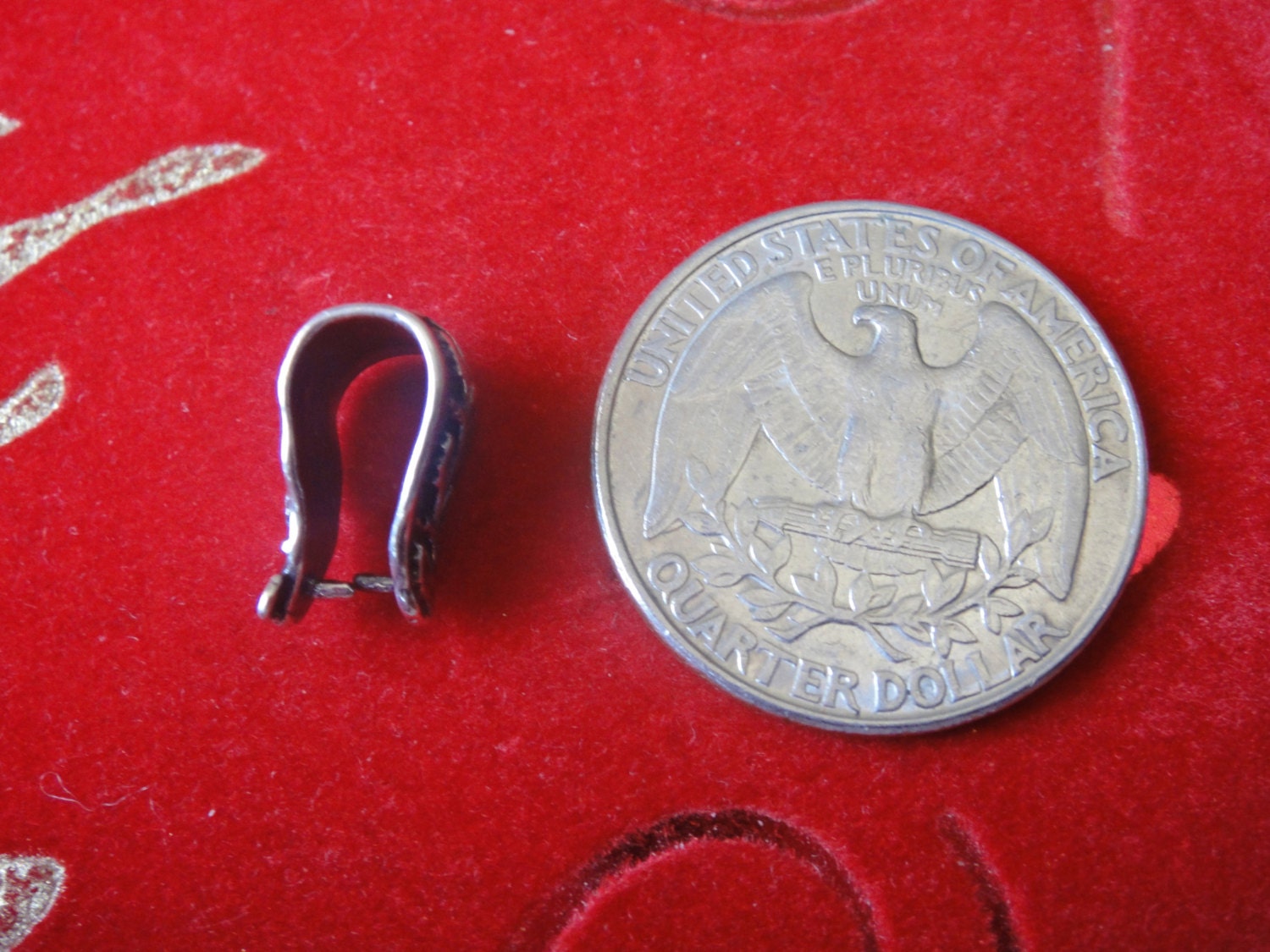 925 Sterling Silver Large Leaf Bail Silver Baillarge - Etsy