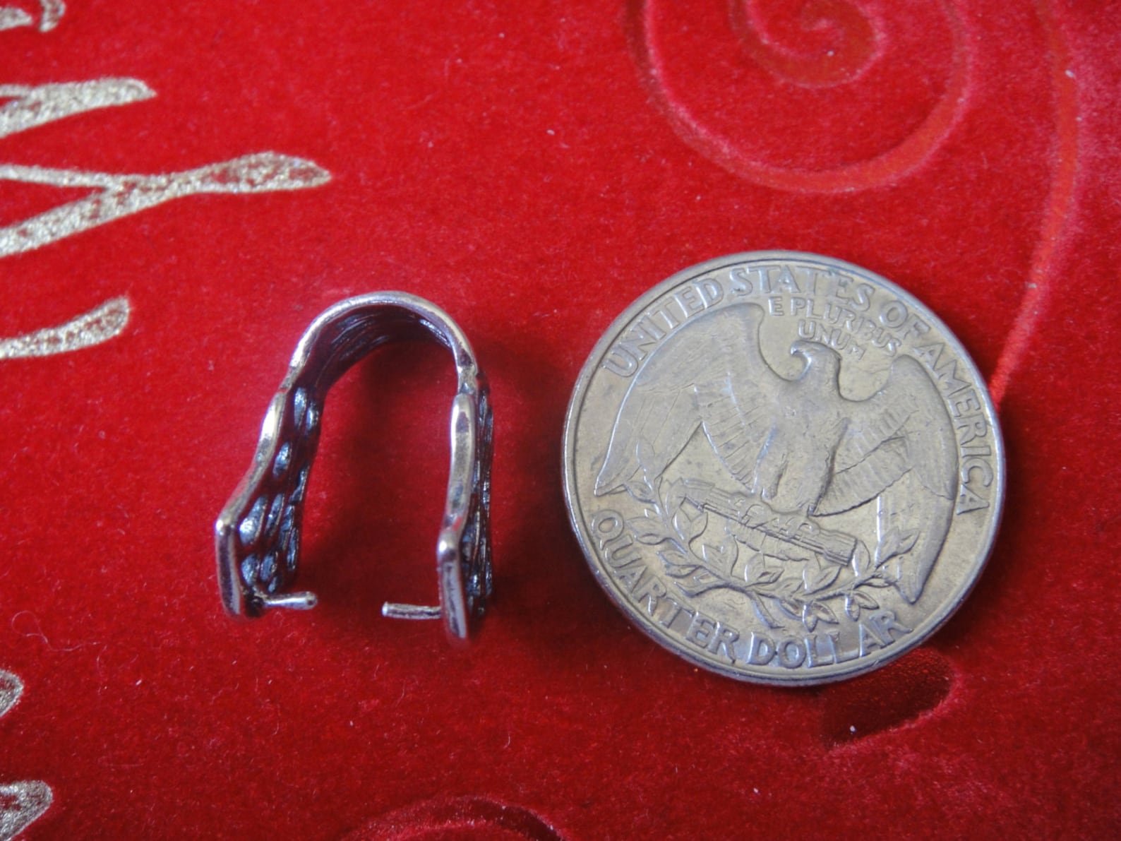 925 Sterling Silver Large Bail, Silver Bail, Large Bail, Bail, Sterling ...