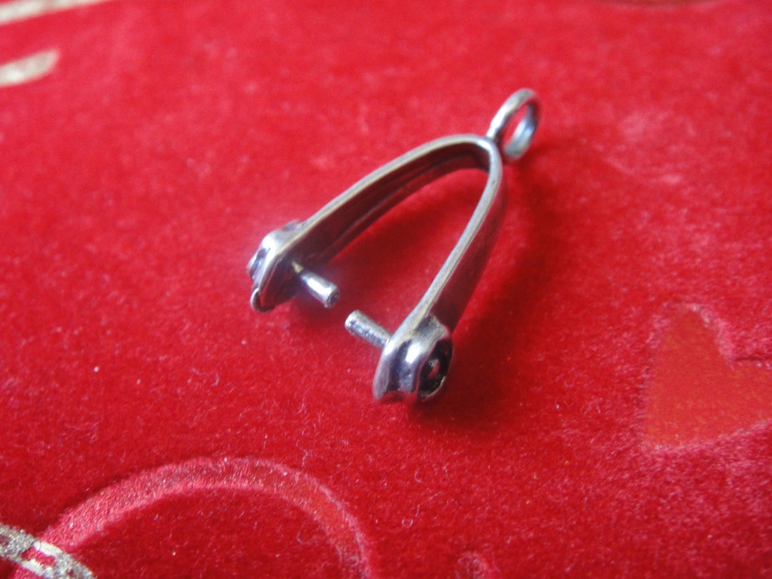 925 Sterling Silver Bail, Silver Bail, Large Bail, Bail, Sterling Bail ...