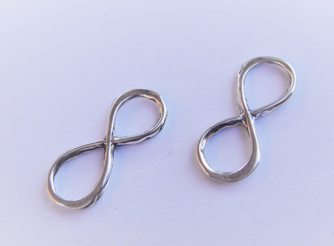 925 Sterling Silver Infinity Charm Silver Infinity Infinity - Etsy