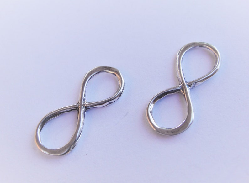 925 Sterling Silver Infinity Charm Silver Infinity Infinity - Etsy