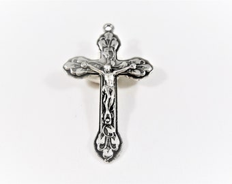 Large Silver Cross - Etsy
