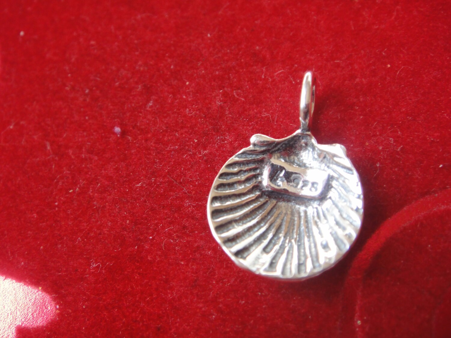 925 Sterling Silver Oxidized Sea Shell, Silver Sea Shell, Sea Shell ...