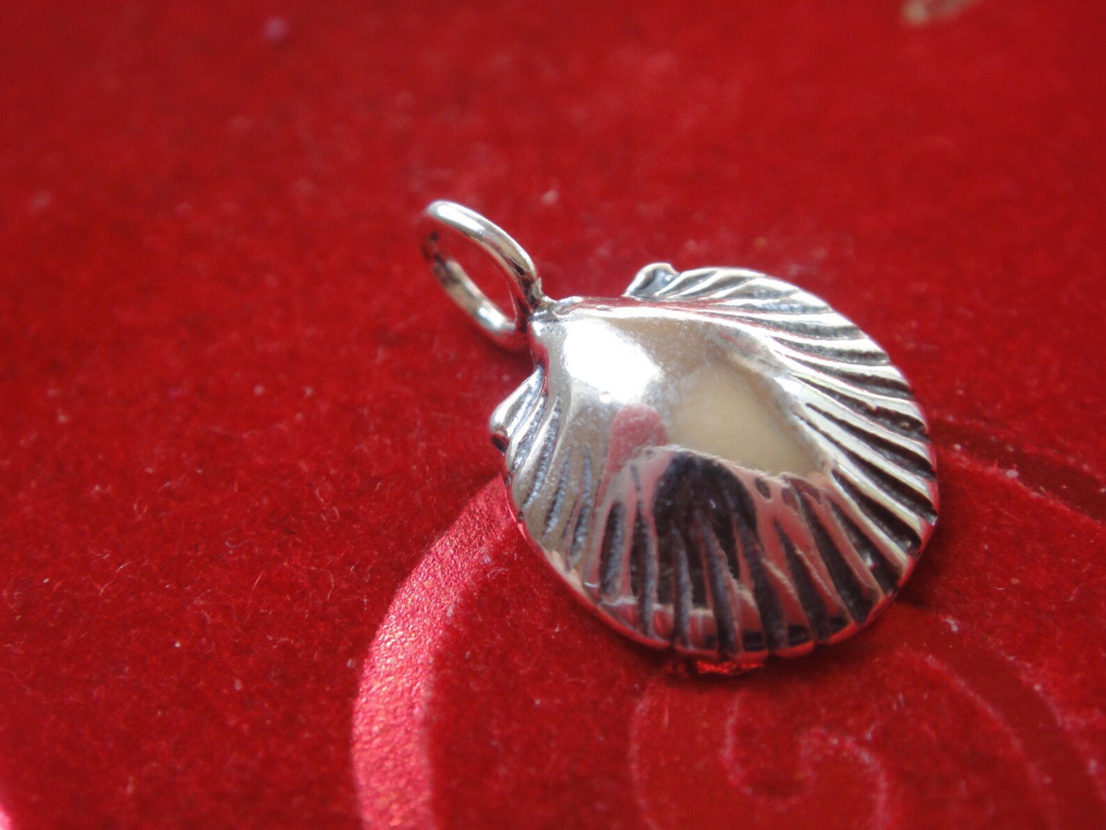 925 Sterling Silver Oxidized Sea Shell, Silver Sea Shell, Sea Shell ...