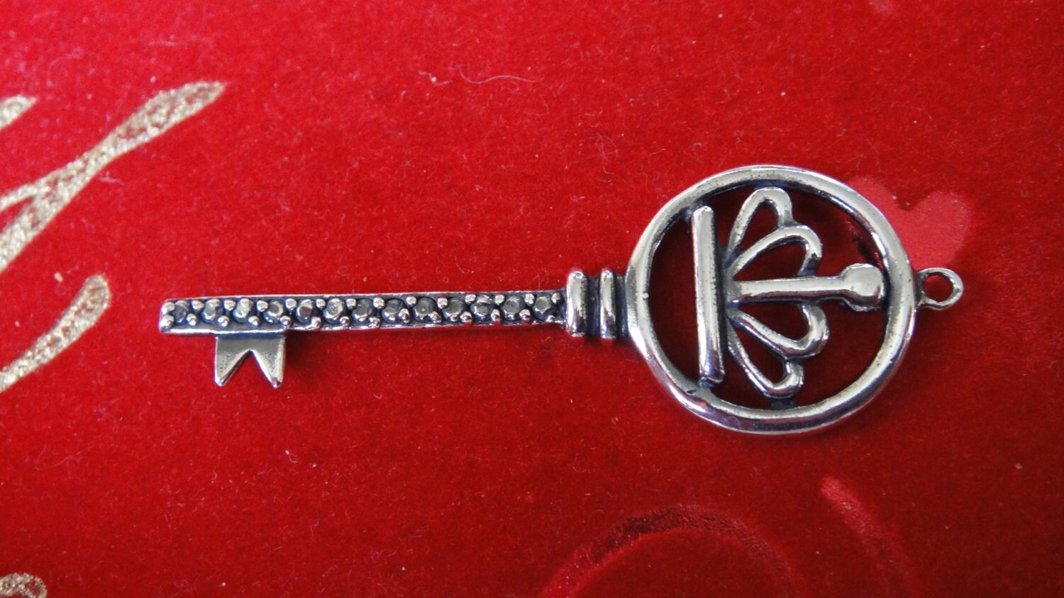 925 Sterling Silver Oxidized Crown Key Charm, Pendant, Crown Key, Crown ...