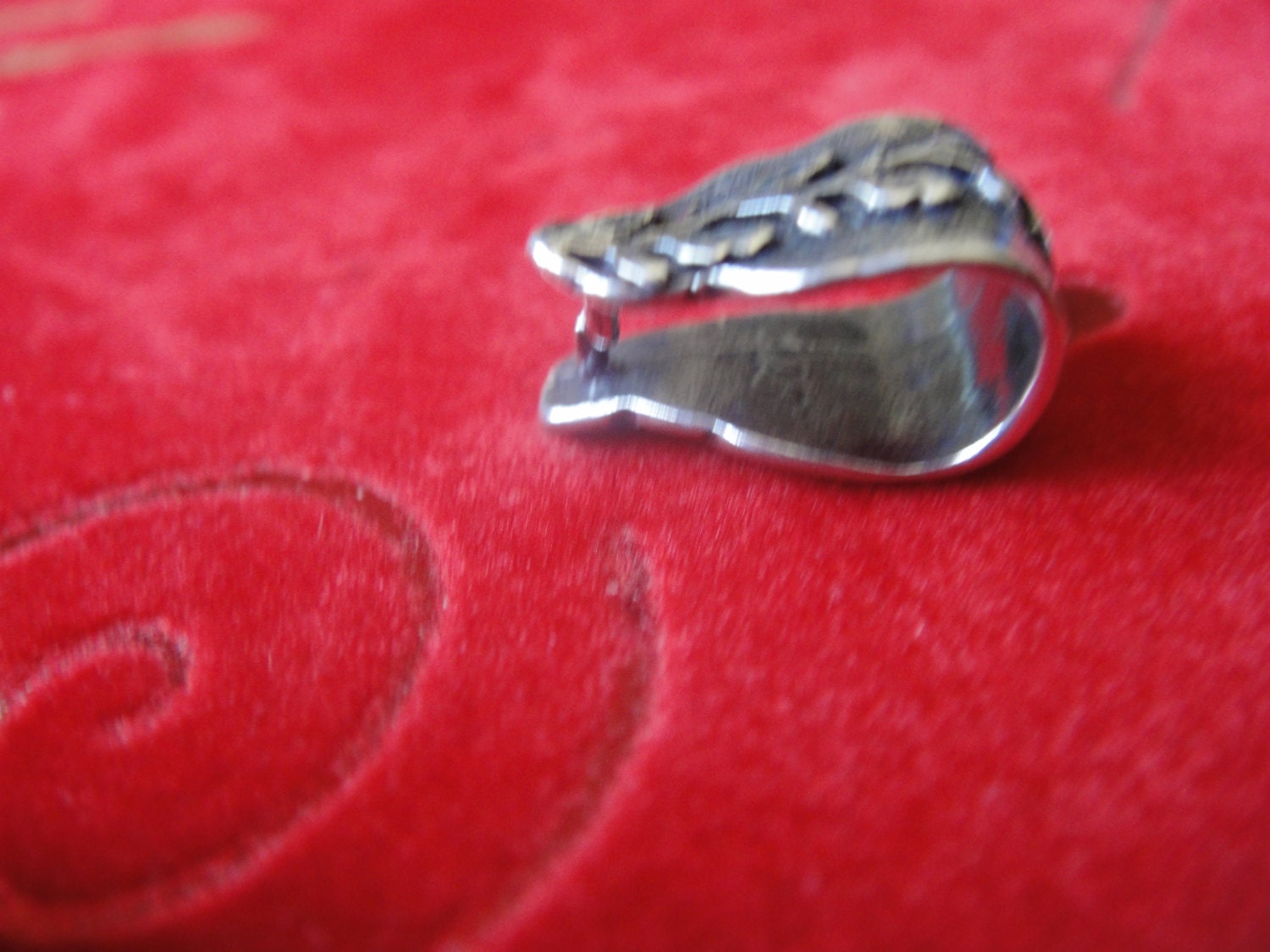 925 Sterling Silver Large Leaf Bail Silver Baillarge - Etsy