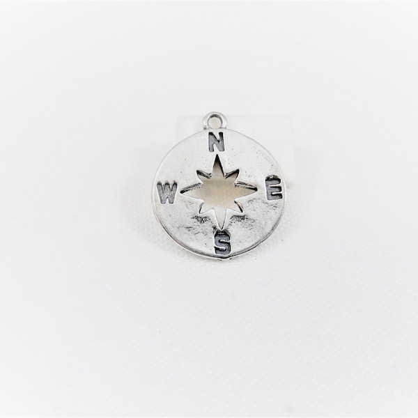 Compass Charm - Etsy