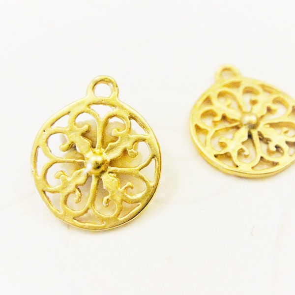 Matte Gold Filigree - Etsy