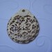Vermeil 18k Gold Over 925 Sterling Silver Filigree Medallion Pendant ...