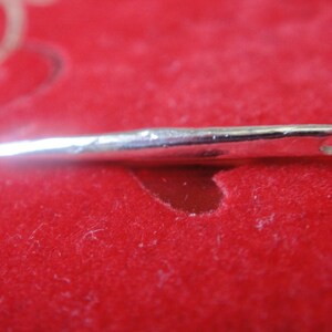925 Sterling Silver Skinny Needle Charm - Long and Thin Dagger Spear ...