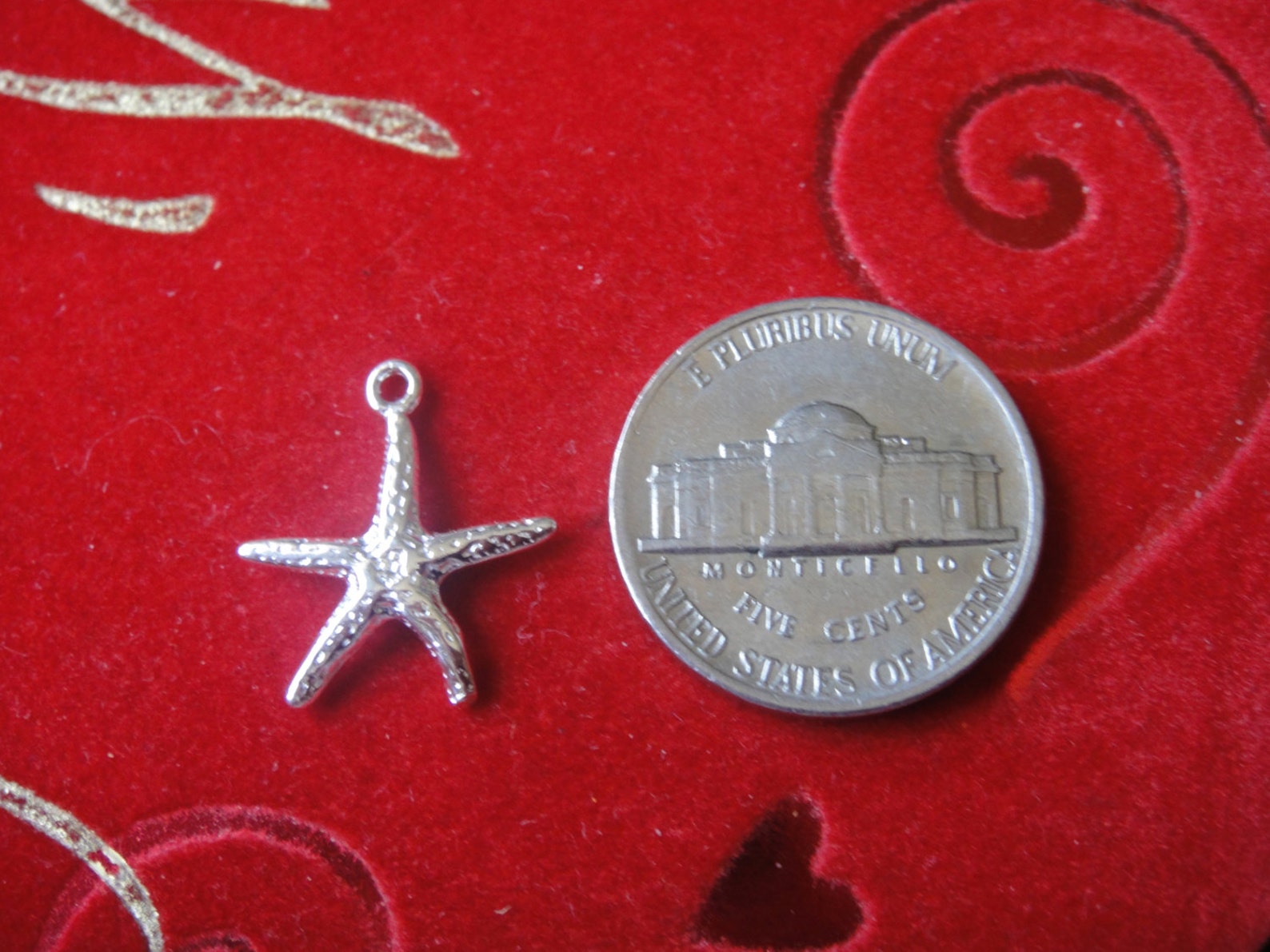 925 Sterling Silver Starfish Charm 1 Pc. Silver Starfish - Etsy
