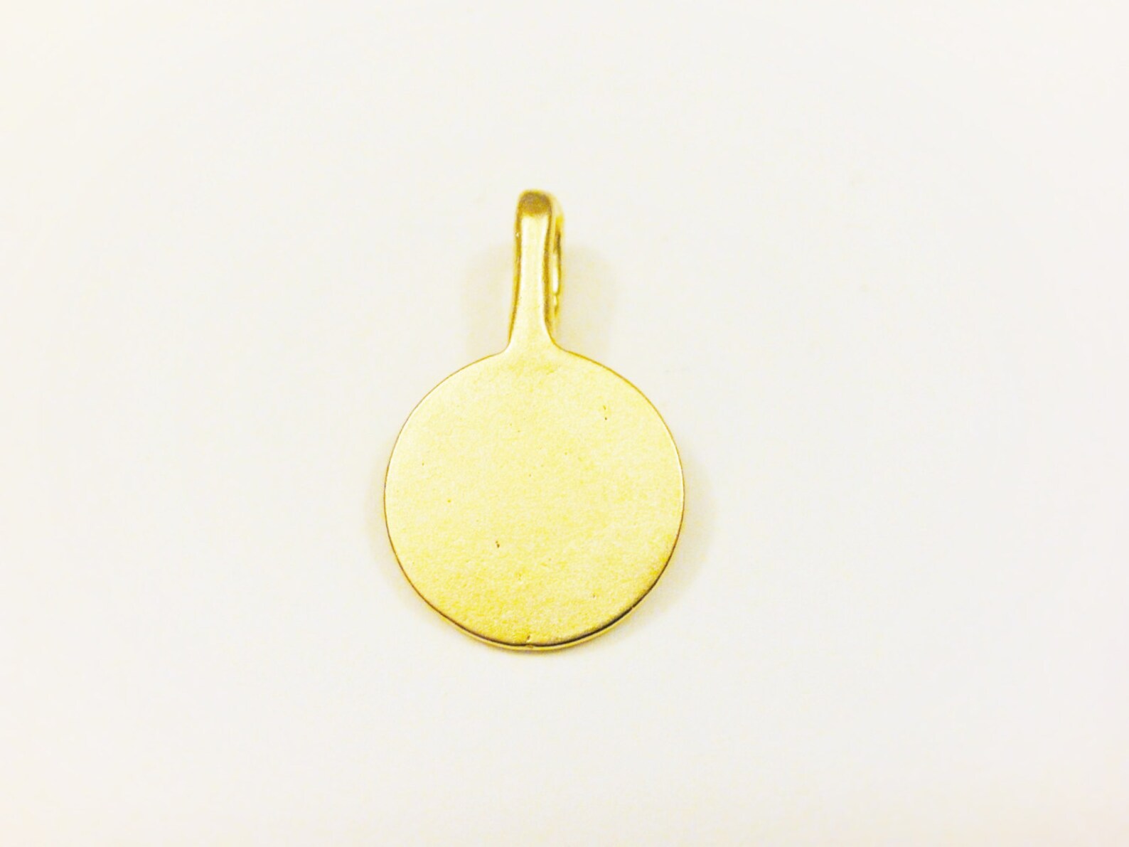 Vermeil, 18k Gold Over 925 Sterling Silver "sea " Charm, Pendant, Matte ...