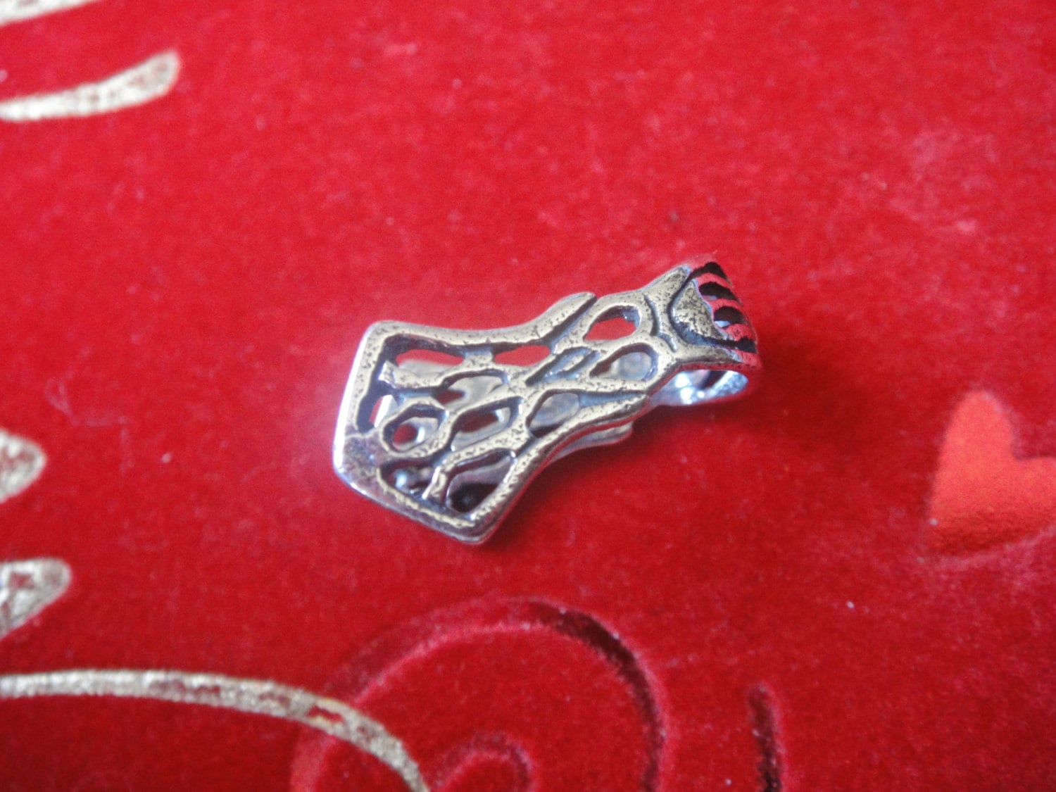 925 Sterling Silver Large Bail, Silver Bail, Large Bail, Bail, Sterling ...