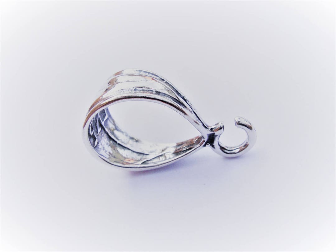 925 Sterling Silver Large Bail, Silver Bail, Bail, Sterling Silver ...