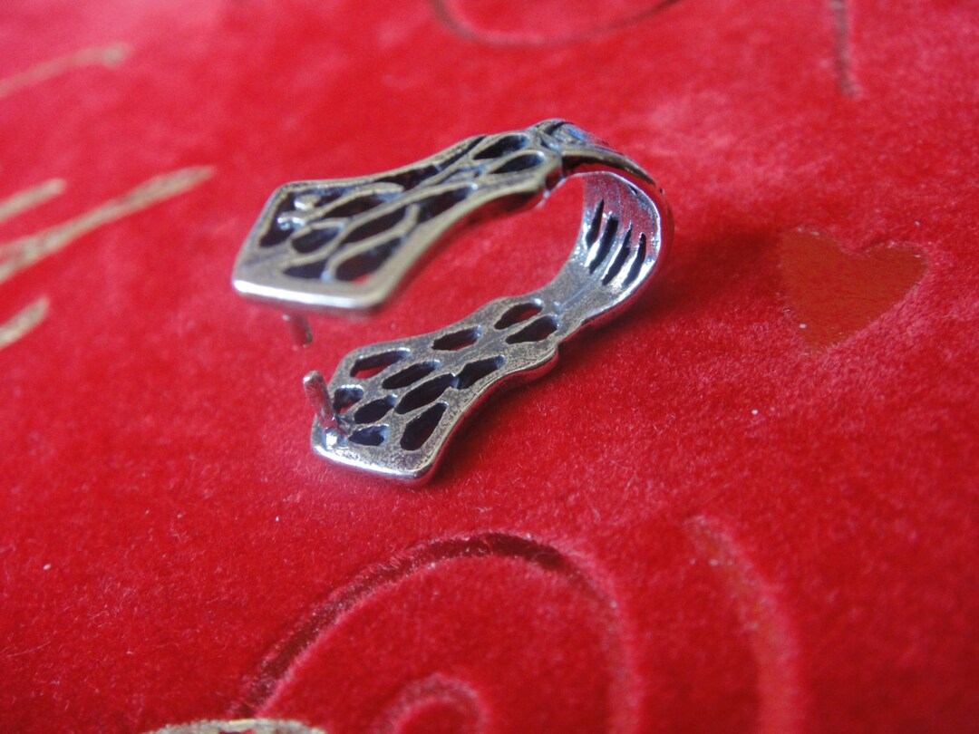 925 Sterling Silver Large Bail, Silver Bail, Large Bail, Bail, Sterling ...