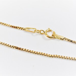 Gold Filled Box Chain, Gold Filled 1mm Box Chain, Gold Chain, Chain ...