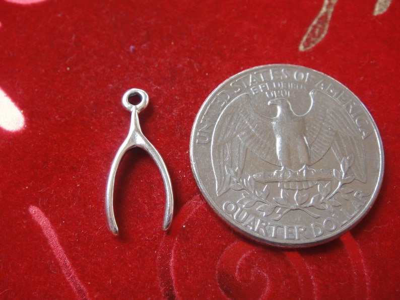 925 Sterling Silver Wish Bone, Silver Wish Bone, Wish Bone , Silver ...